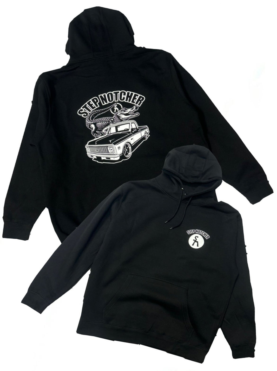 HOODIES & KEY CHAINS – STEP NOTCHER